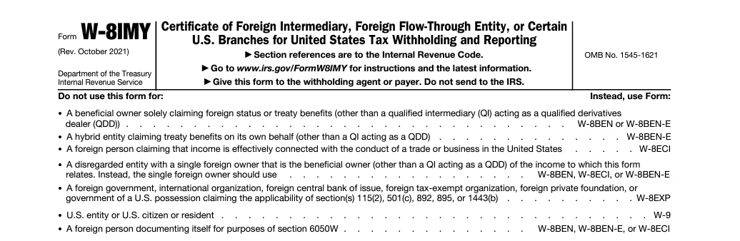 טופס W-8 BEN, W-8 BEN-E, W-9 | מיסוי אמריקאי | שטיינמץ עמינח